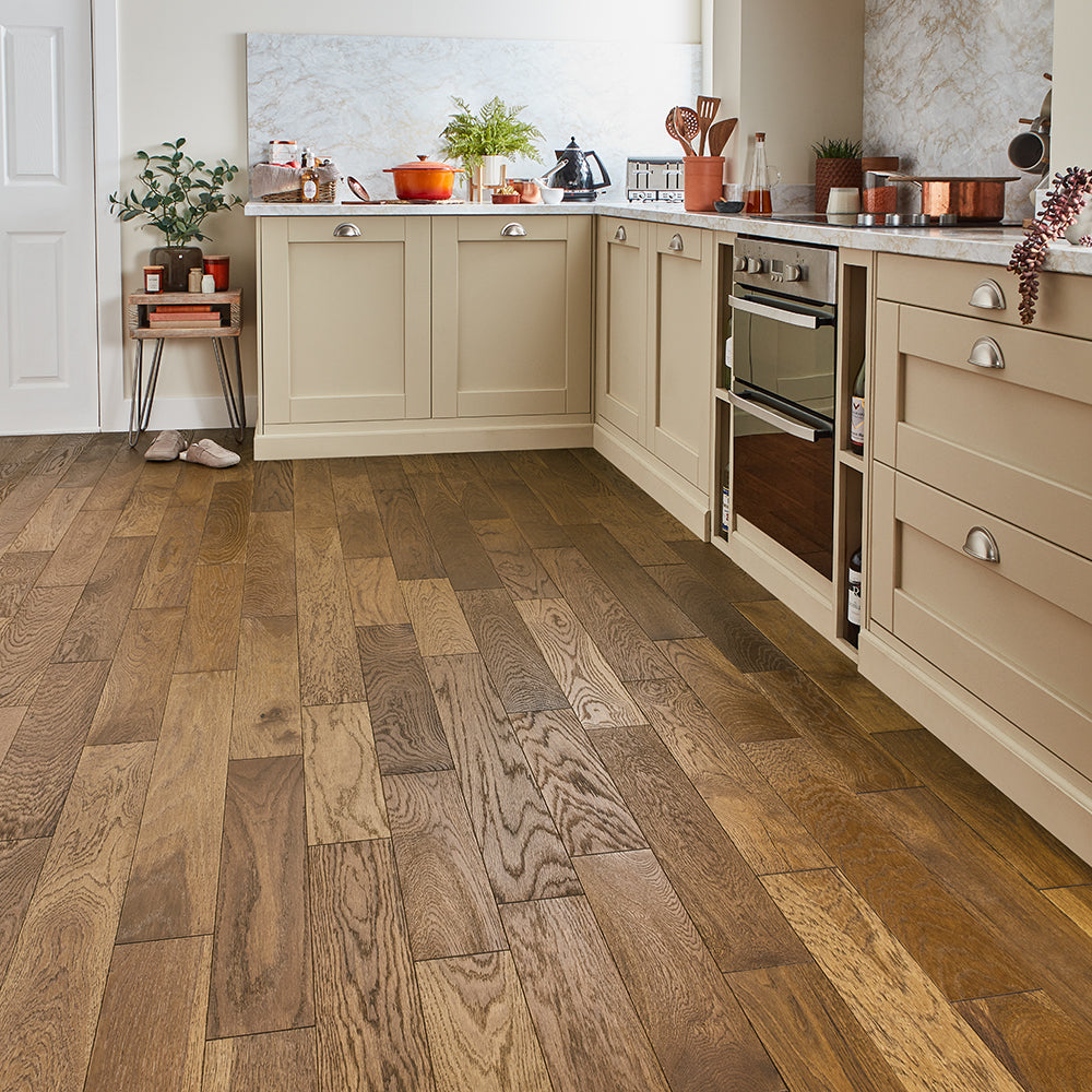 Geneva 14mm Oiled Engineered Wood Flooring - Shore Rustic Oak ...